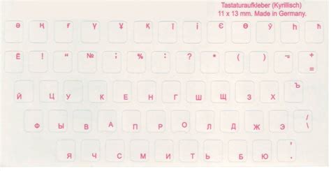 Наклейки на клавиатуру русские прозрачные