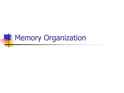 ppt memory organization powerpoint presentation free download id