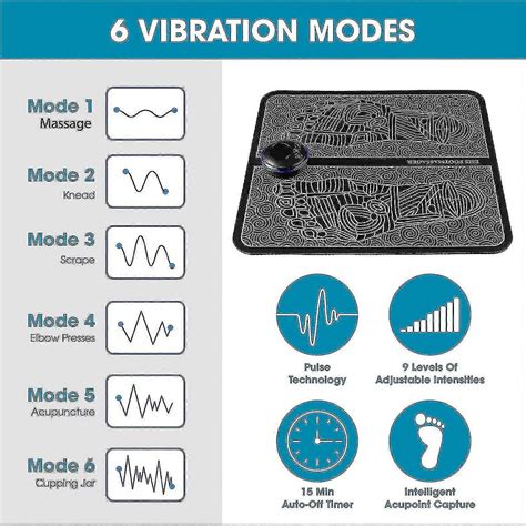 Ems Foot Massager Foot Circulation With 6 Modes 9 Intensities Feet Massager Foot Massager