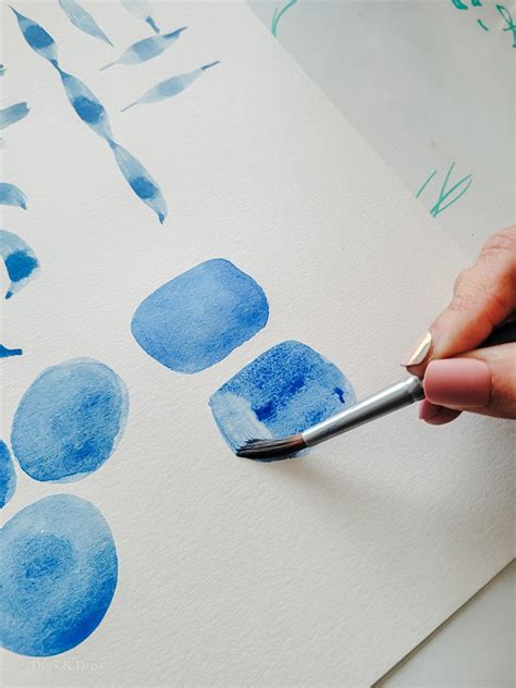 Basic Watercolor Brushstrokes — Dots And Dust