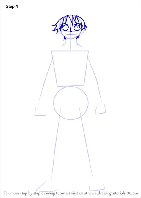 How To Draw Monkey D Luffy Full Body From One Piece One Piece Step By Step Artofit
