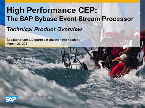 Sap Sybase Event Streaming Processing Pdf Databases Computer Software And Applications