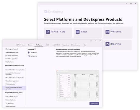 Template Kit For Winforms Winforms Controls Devexpress Documentation