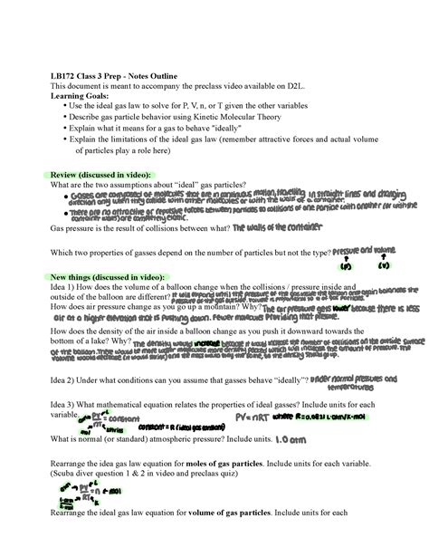 lb172 class 3 notes outline lb172 class 3 prep notes outline this