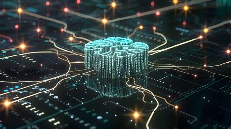 Premium Photo A Glowing Neural Network With Interconnected Nodes Symbolizing The Complexity