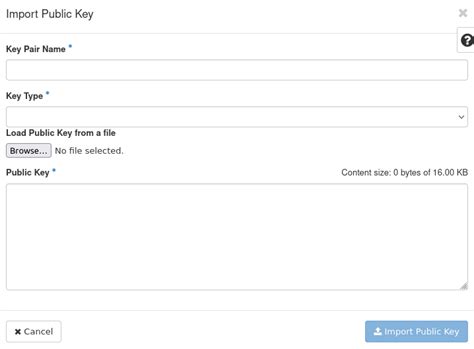 How To Import Ssh Public Key To Openstack Horizon On Creodias