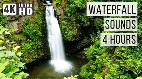 4 Hours Of Waterfall Sounds For Relaxing Meditation And Sleep Stress