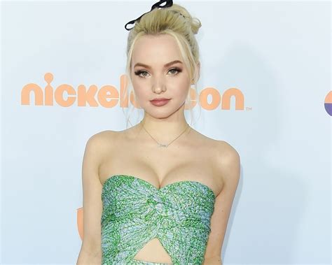Dove Cameron Presses Her Boobs Together For Nickelodeon
