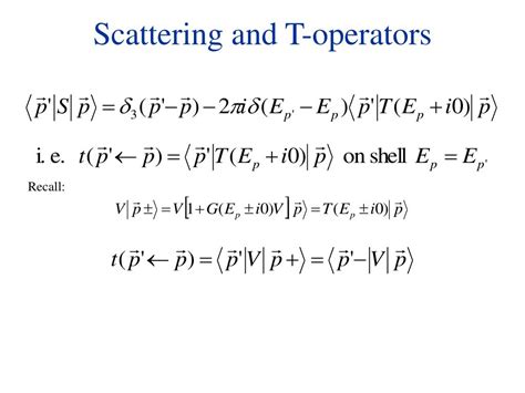 Ppt Introduction To Scattering Theory Powerpoint Presentation Free