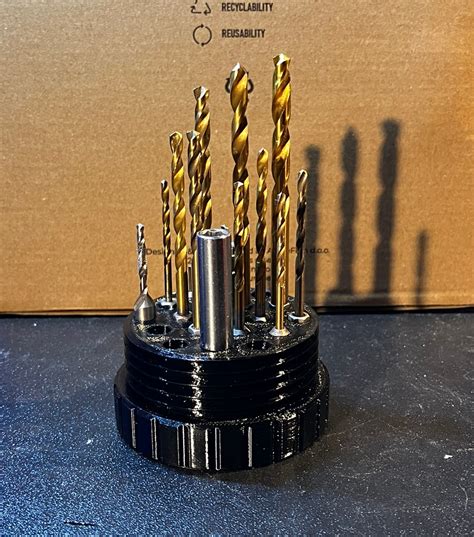 Hex Drill Bits Box By Esox Download Free Stl Model