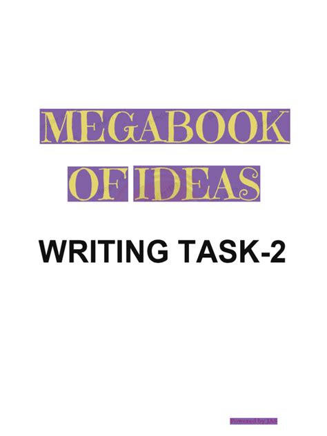 idea generation task 2 ielts resourceful pdf