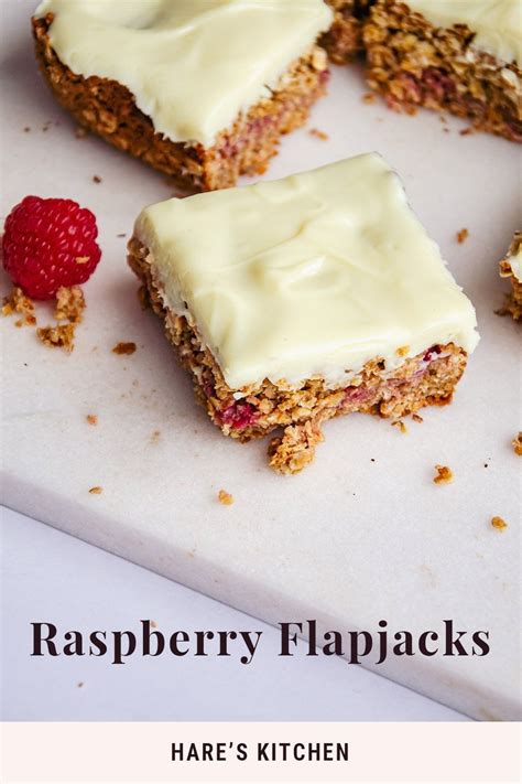 This Delicious Raspberry Flapjacks Recipe Has A White Chocolate Topping And Is Absolutely