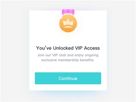 Vip Membership Modal Sketch Freebie Download Free Resource For Sketch Sketch App Sources