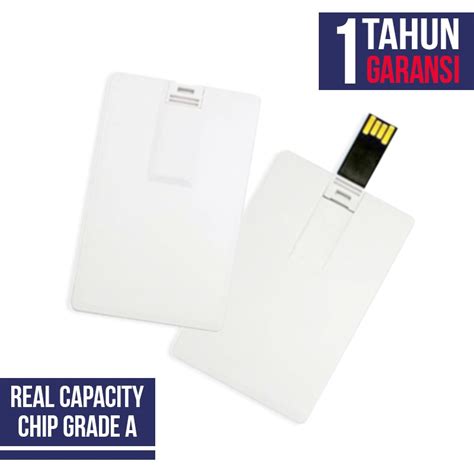 Jual Flashdisk Kartu Custom Real Capacity Garansi Gb Gb Usb Kartu Custom Gambar Print Uv