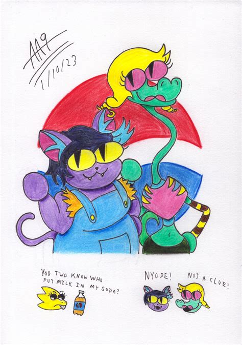 Neko Bratty And Neko Catty By Aceattorney9000 On Newgrounds