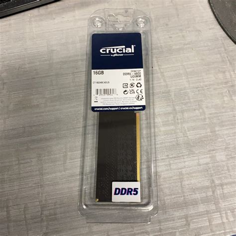 Crucial Ddr5 4800 Cl40 Ram 16gb Single Stick Jawa