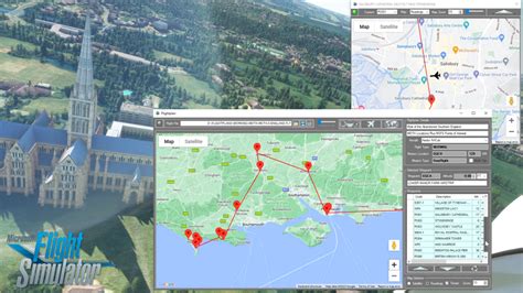 MSFS Google Maps Simflightplan