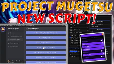 Project Mugetsu Script No Key System Showcase Release Mobile And Pc Pastebin Youtube