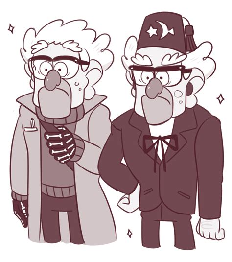 Gravity Falls Pilot Ford And Stan By Foxydodo Rgravityfalls
