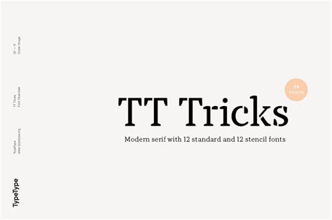 Tt Tricks Font Fonts Hut