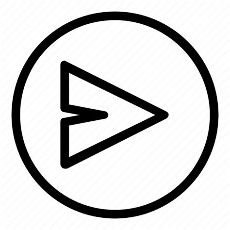 Arrow Forward Function Key Icon