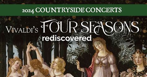 Vivaldis Four Seasons Rediscovered Holden Arboretum Kirtland 17 July