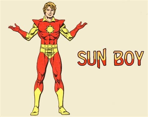 Sun Boy Dirk Morgna Dc Comics Heroes Superhero Comic Heroes