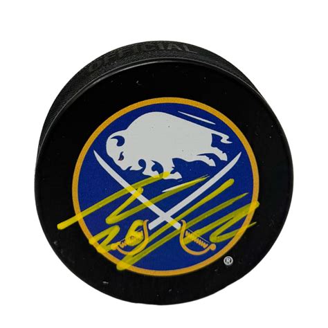 Thomas Vanek Signed Buffalo Sabres Large Logo Puck — Tse Buffalo