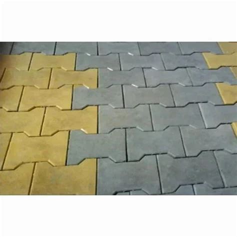 Wer Rectangular Interlocking Concrete Paver Block 20 Mm At ₹ 60sq Ft