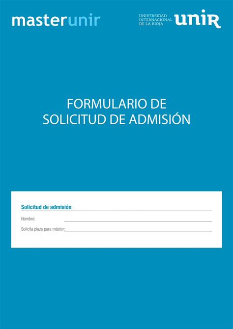 Pdf Formulario De Solicitud De AdmisiÓn · Acceso Será Analizada