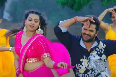Bhojpuri Gana Khesari Lal Yadav And Raksha Guptas Captivating Romance