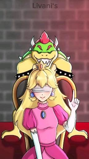 Left Or Right Peach X Bowser Part 2 🤭 Video Cartoni Animati Idee