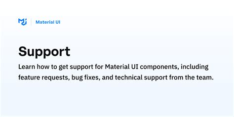支持 Material Ui Mui 组件库