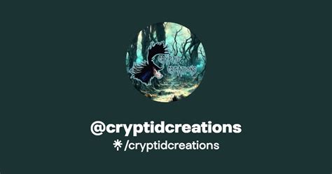 Cryptidcreations Official Tiktok Instagram Facebook Linktree