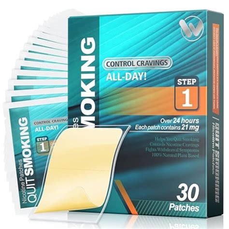 Nicotine Patches Step 1 Effective Helps Quit Smoking 21 Mg 30 Patches