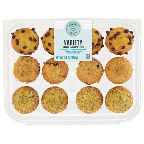 Bakery Fresh Variety Pack Mini Muffins 12 Ct 118 Oz Qfc