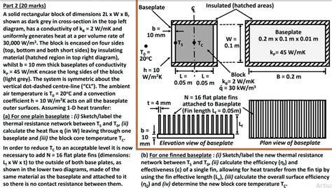 solved part 2 20 marks a solid rectangular block of dimensions 2l x