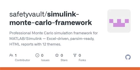 Github Safetyvaultsimulink Monte Carlo Framework Professional Monte