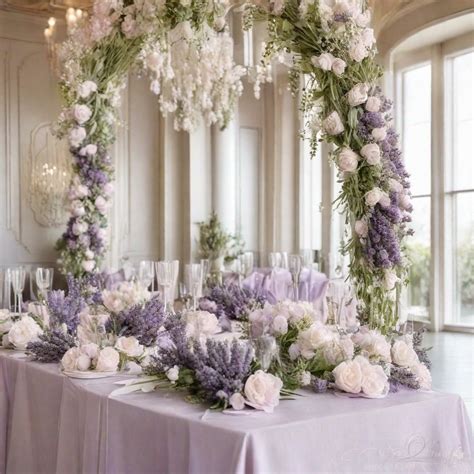 Ivory And Lavender Wedding