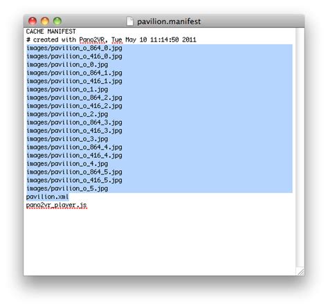 Cache Manifest File Garden Gnome Software