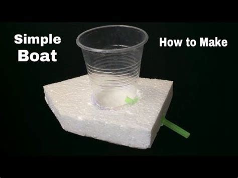 Simple Idea For Fun How To Make A Boat Which Using Water To Float Amazing Toy YouTube