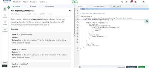Geeksforgeeks Dsa Bvritn Java Amara Shivateja