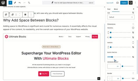 How To Add Space Between Blocks In Wordpress 2 Easy Ways
