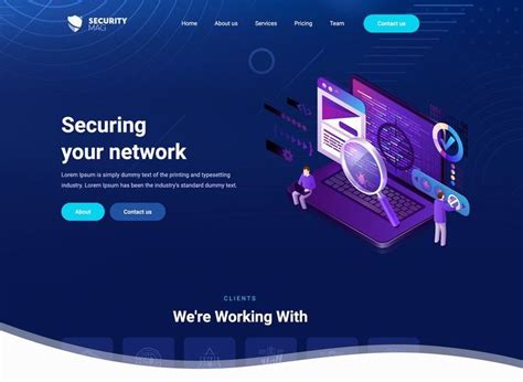 Securitymag It Security Theme Website Template Website Template