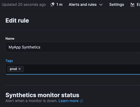 Unable To Edit Custom Synthetics Alert In Kibana Kibana Discuss The Elastic Stack
