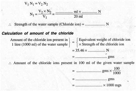5 Determination Of Chloride Content Of Water Sample By Argentometric