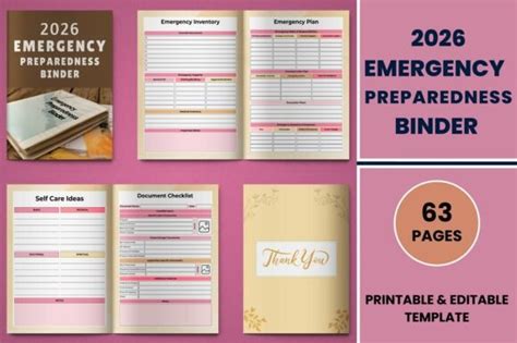 2026 Emergency Preparedness Binder Graphic By Kdpmart · Creative Fabrica