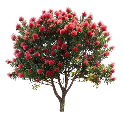 Callistemon Viminalis Tree On Clear Background Cutout 47307667 Png