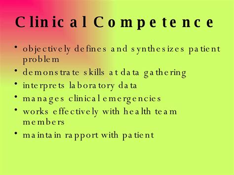 Competencies Required For Clinical Preceptor Ppt