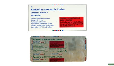 Buy Cardace Protect 5mg 10 Tablets Online At Best Prices Wellness Forever